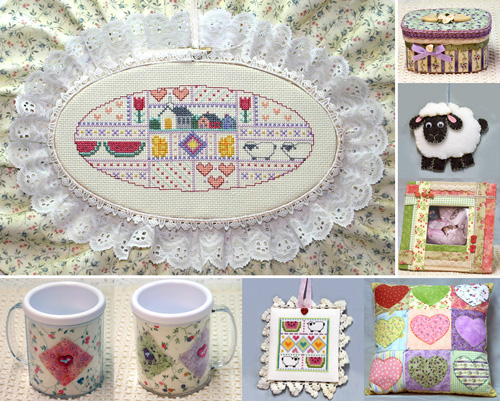 Spring Patchwork with Projects - Stitches For All Seasons